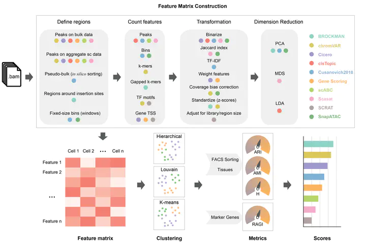 Assessment Of Computational Methods For The Analysis Of Single Cell Atac Seq Data Huidong Chen